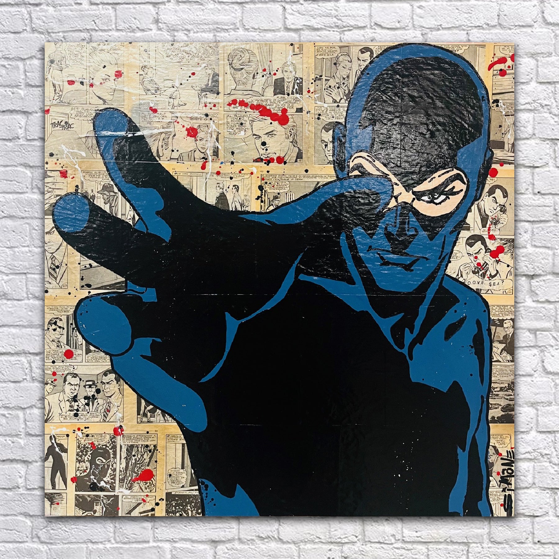 The Man in Blue: Master of Fear – Simone De Rosa Art
